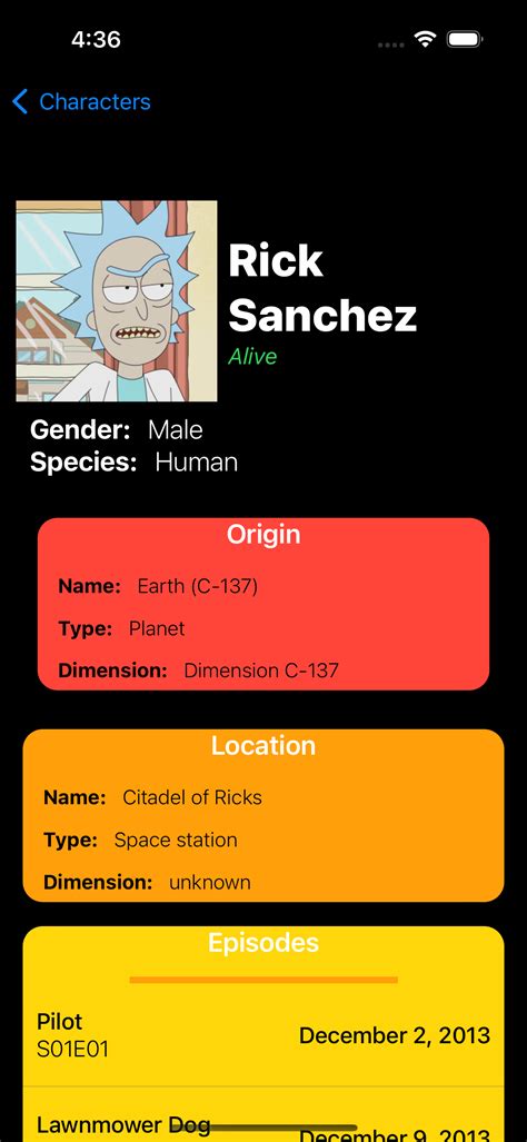 GitHub Armand MX RickAndMorty Code Challenge Para Multimoney