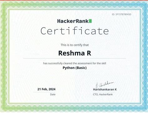 Reshma R On Linkedin Proud To Share My Completion Of The Python Basic Online Certification