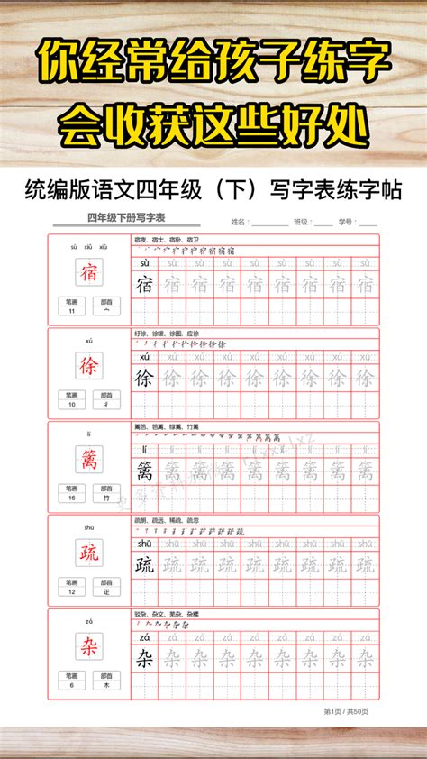 儿童练字的5大好处 知乎