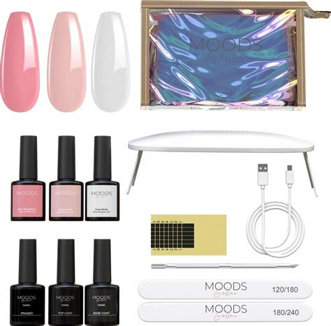 Moods Gellac BIAB Starter Pakket Milky Pink Builder In A Bottle