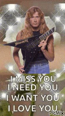 Dave Mustaine Rotating Cube Megadeth Sticker Dave Mustaine Rotating