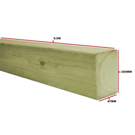 Tanalised Treated Timber 47 X 200mm 60m Uk Bricks Timber Pavers