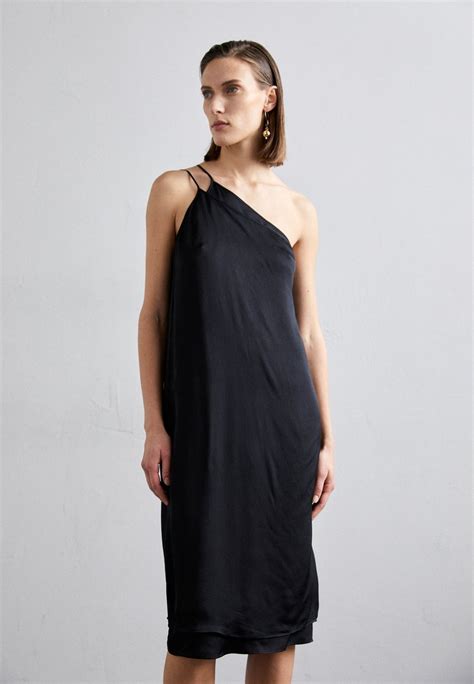 Filippa K Asymmetric Seersucker Dress Cocktail Dress Party Dress