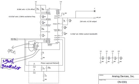 Using A Signal Generator To Simulate The LVDT Secondary Coil Output To