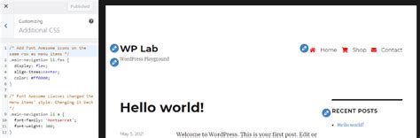 How To Add Font Awesome Icons To Wordpress Menu Without A Plugin