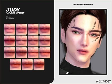Judy Natural Lipstick Sims Makeup Mod ModsHost