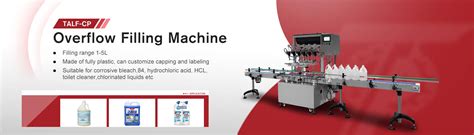 Overflow Filling Machine For Foamy Liquids No Spill Design TOPCN