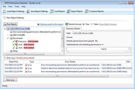 Symantec Backup Exec Molests UNC Patch Permissions With USB Drive On