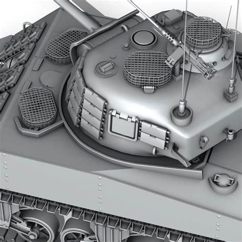 M4a3 Sherman Pacific Theater 3d Model By Panaristi