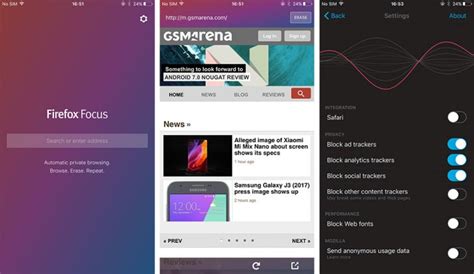 Mozilla Releases Firefox Focus For IOS GSMArena Blog