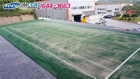 개인 테니스 코트 만들기 인조잔디 시공 인조잔디 전문기업 주목씨지알 Jmcgr