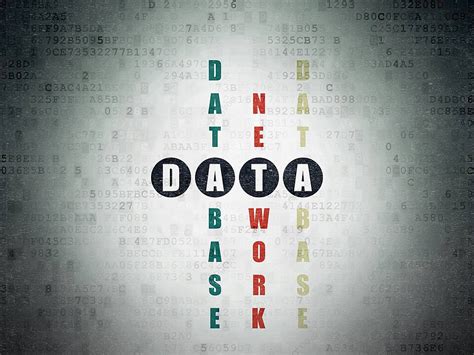 data concept data in crossword puzzle technology game programming photo