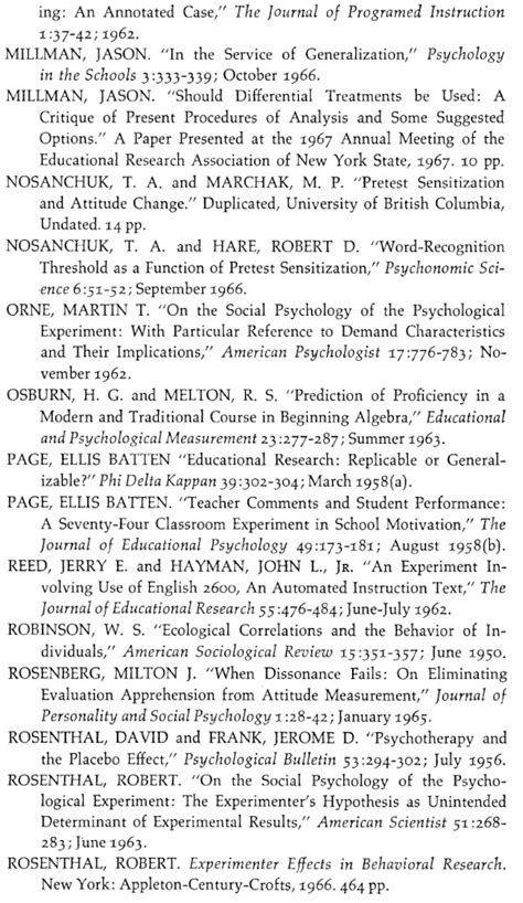 Gene V Glass Archives The External Validity Of Experiments