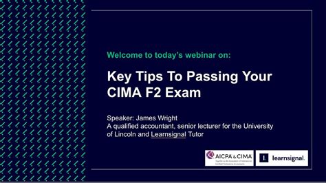 CIMA F2 Webinar Cima Cimaf2 Cimacourse YouTube