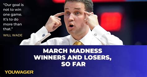March Madness Winners And Losers So Far Youwager Sports Betting Odds