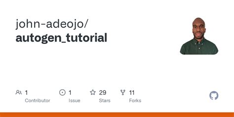 Github John Adeojoautogentutorial