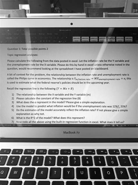 SOLVED AaBbl Question Total Possible Points Topic Regression Analyses