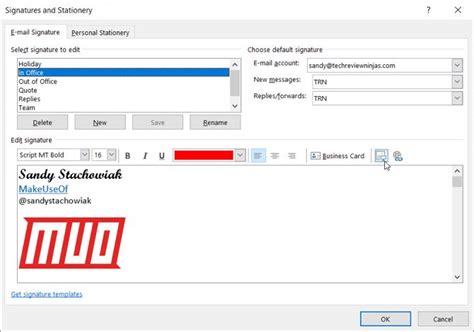 How To Add And Change A Signature In Microsoft Outlook