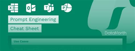Microsoft 365 Prompt Engineering Cheat Sheet Datanorth Ai