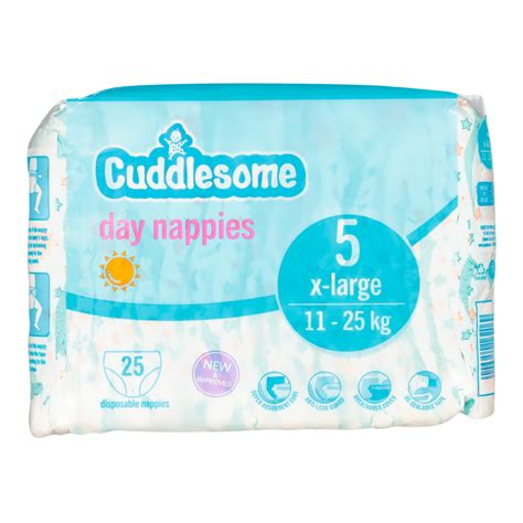 Cuddlesome Disposable Nappies 25s Extra Large Pep Africa
