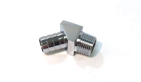 45 Degree Heater Hose Intake Manifold Fitting 12