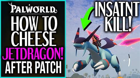 Palworld How To Cheese Jetdragon Instant Kill Palworlds Jetdragon
