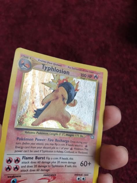 Pokemon Tcg Typhlosion Hobbies And Toys Toys And Games On Carousell