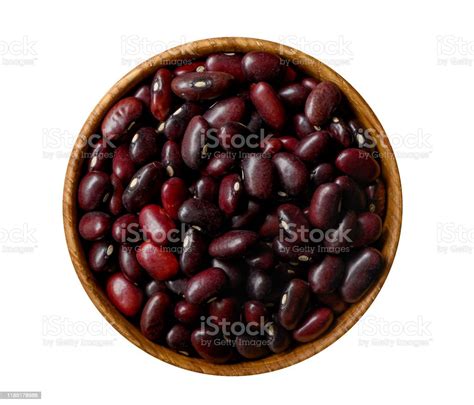 흰색에 고립 된 나무 그릇에 건조 붉은 신장 콩 0명에 대한 스톡 사진 및 기타 이미지 0명 갈색 강낭콩 Istock