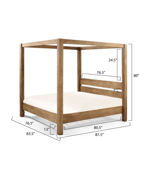 How To Build A Modern Minimal Canopy Queen Bed Sophie9