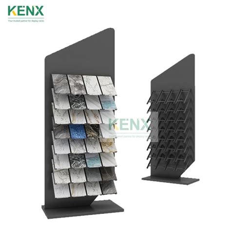 vertical tile sample shelf display stands exporters tile display solution