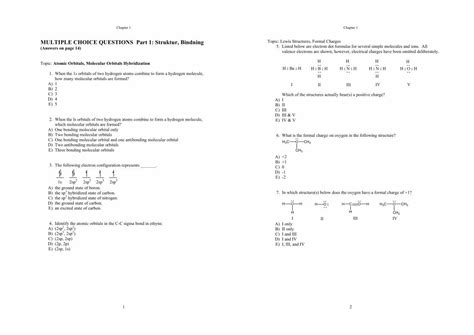 pdf multiple choice questions part 1 struktur bindning · pdf