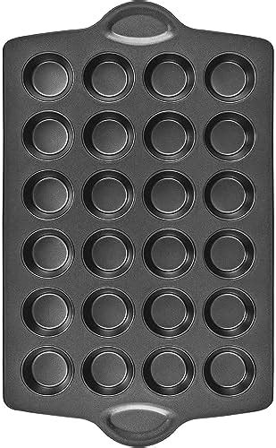 Nuenen 6 Pack Mini Muffin Pan Nonstick Mini Cupcake Pans 24