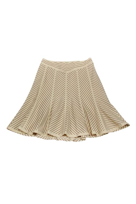 Nanette Lepore Striped Fit And Flare Skirt UFO No More