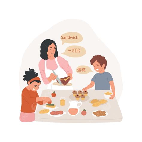 تناول الطعام التقليدي ، عزل عزل ، رسم كاريكتوري ، سهم التوجيه