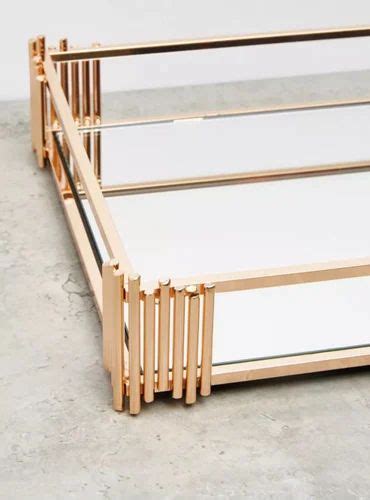 Stainless Steel Length 12 Inch Metallic Rectangular Tray Type
