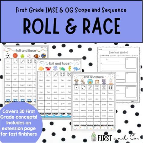 ROLL RACE FIRST GRADE IMSE OG Scope And Sequence By First And Co