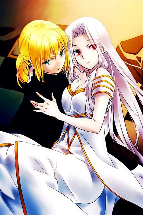 Saber X Irisviel Fate Zero Type Moon Anime Anime
