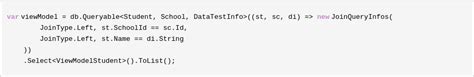 数据查询 查询结果 SqlSugar 5 0 文档 书栈网 BookStack