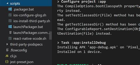 react native 0 57 0 rc 0 error enoent no such file or directory