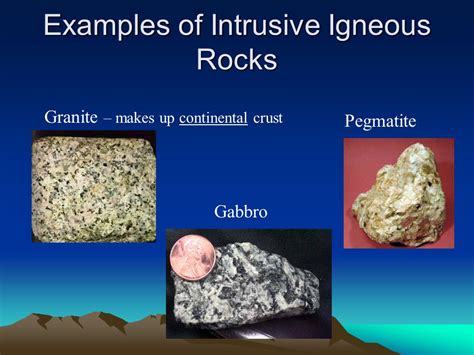 Intrusive Igneous Rock Examples