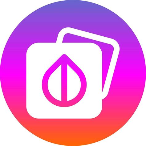 Image Saturation Glyph Gradient Circle Icon 39249665 Vector Art At Vecteezy