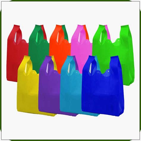 50pcso Sando K Eco Eg~bagm~5q~sizet~plainc~reusable Shopping Tote Handbag Non Woven Vest