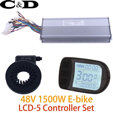 48v 1500w 45a Controller Lcd Lcd5 Display Meter Pas Set E Bike