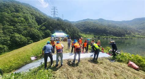 화순군 민·관 합동 저수지 비상대처 훈련화순매일신문