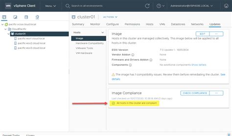 upgrade to esxi 7 update 1 using vsphere lifecycle manager vlcm