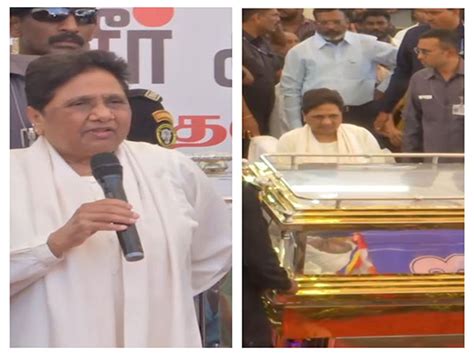 Mayawati Calls For Cbi Probe Into Murder Of Bsp Tamil Nadu Chief Politics