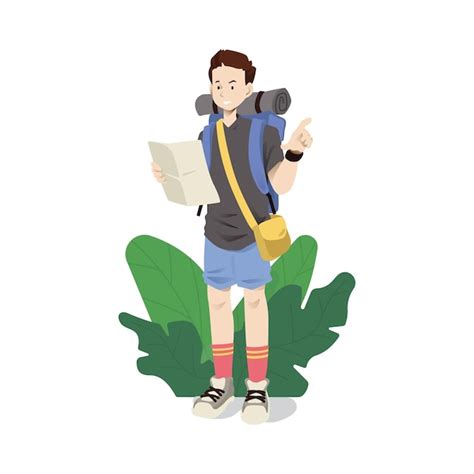 Premium Vector Checking Map Illustration