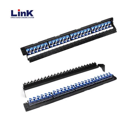 Cat5e Keystone Patch Panel Recessed Patch Panel For Network Cabling Cable Management Recessed
