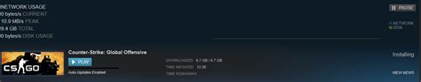 CS GO Stuck At Downloading R Steam