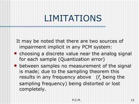 Pulse Code Modulation